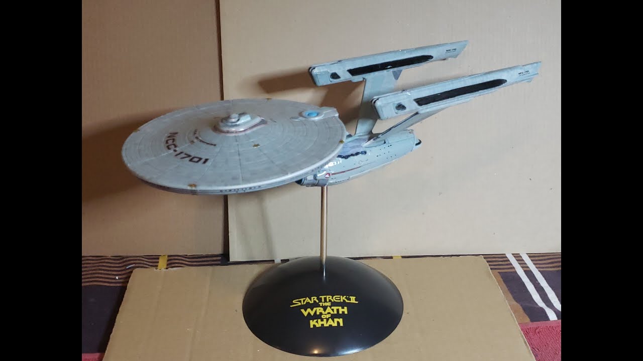 Model #42 Episode 18B: Finishing the Wrath of Khan Enterprise Refit - YouTube