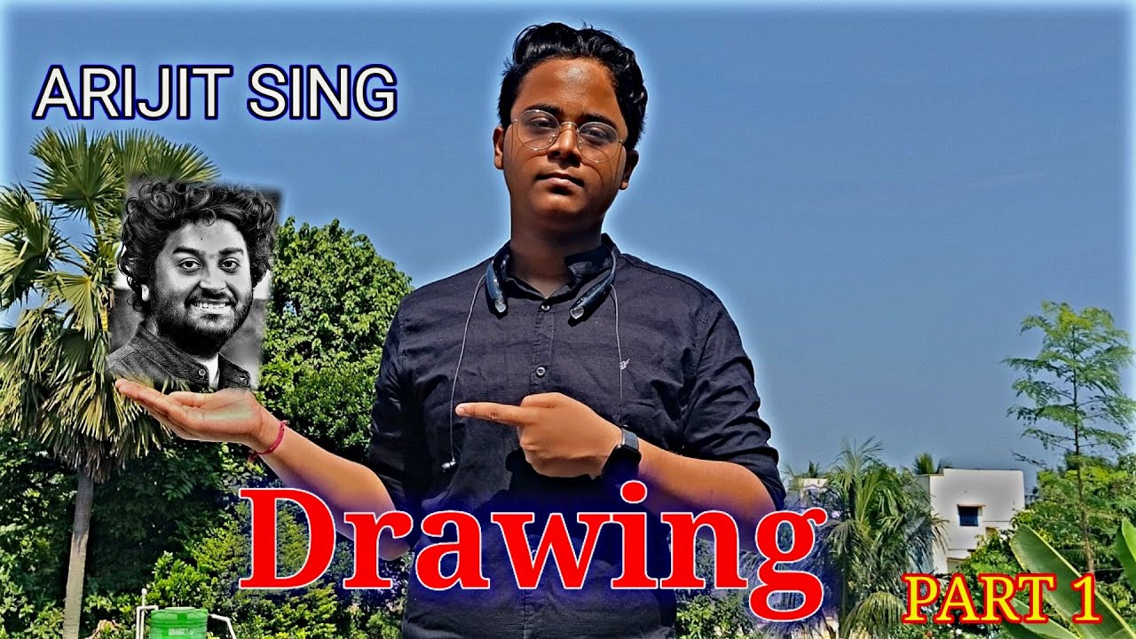 Arijit singh Drawing,😍 Arijit singh drawing by soham art, how to draw ...