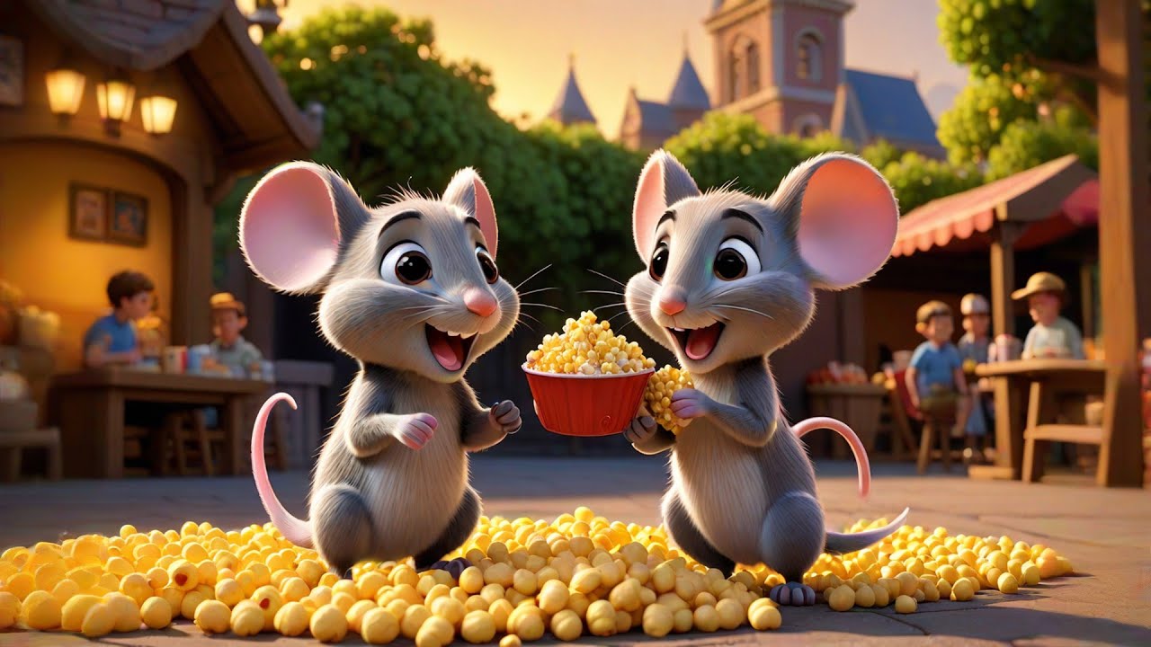 Two Little Mice Squeak Squeak Squeak | Animal Sounds Song for Kids ...