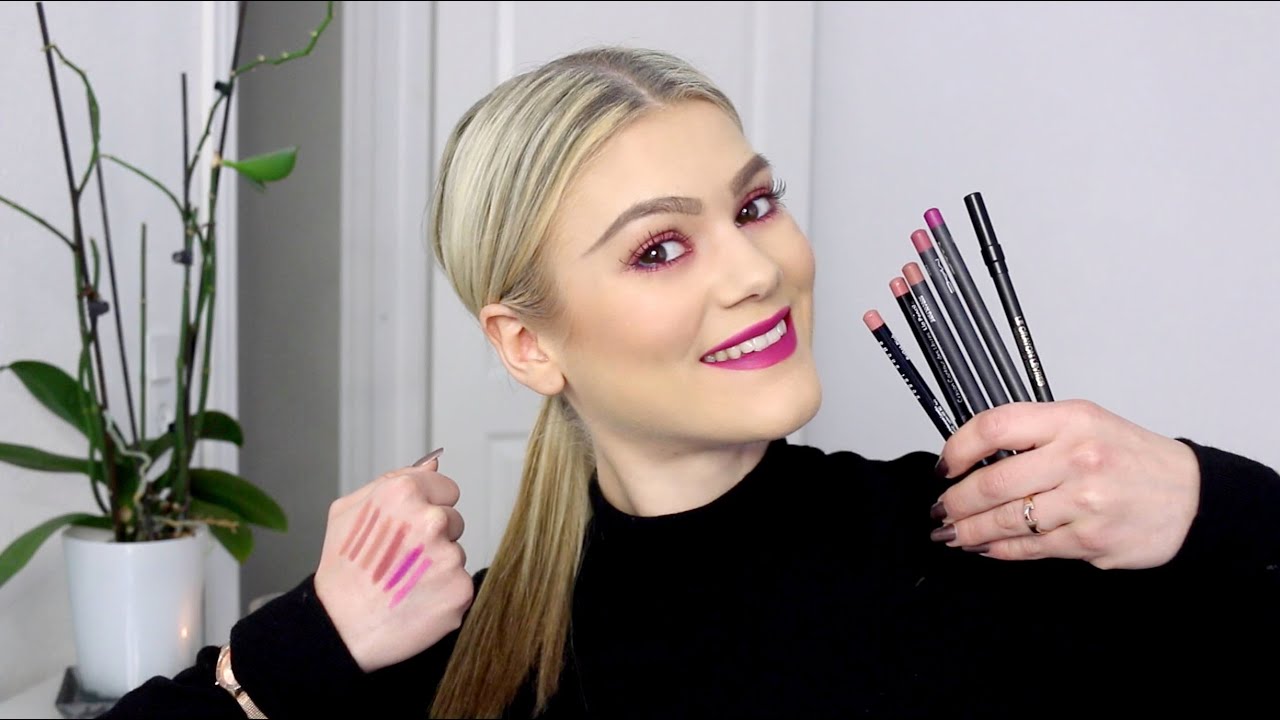 My Top 5 | Lip Liners ♡ - YouTube