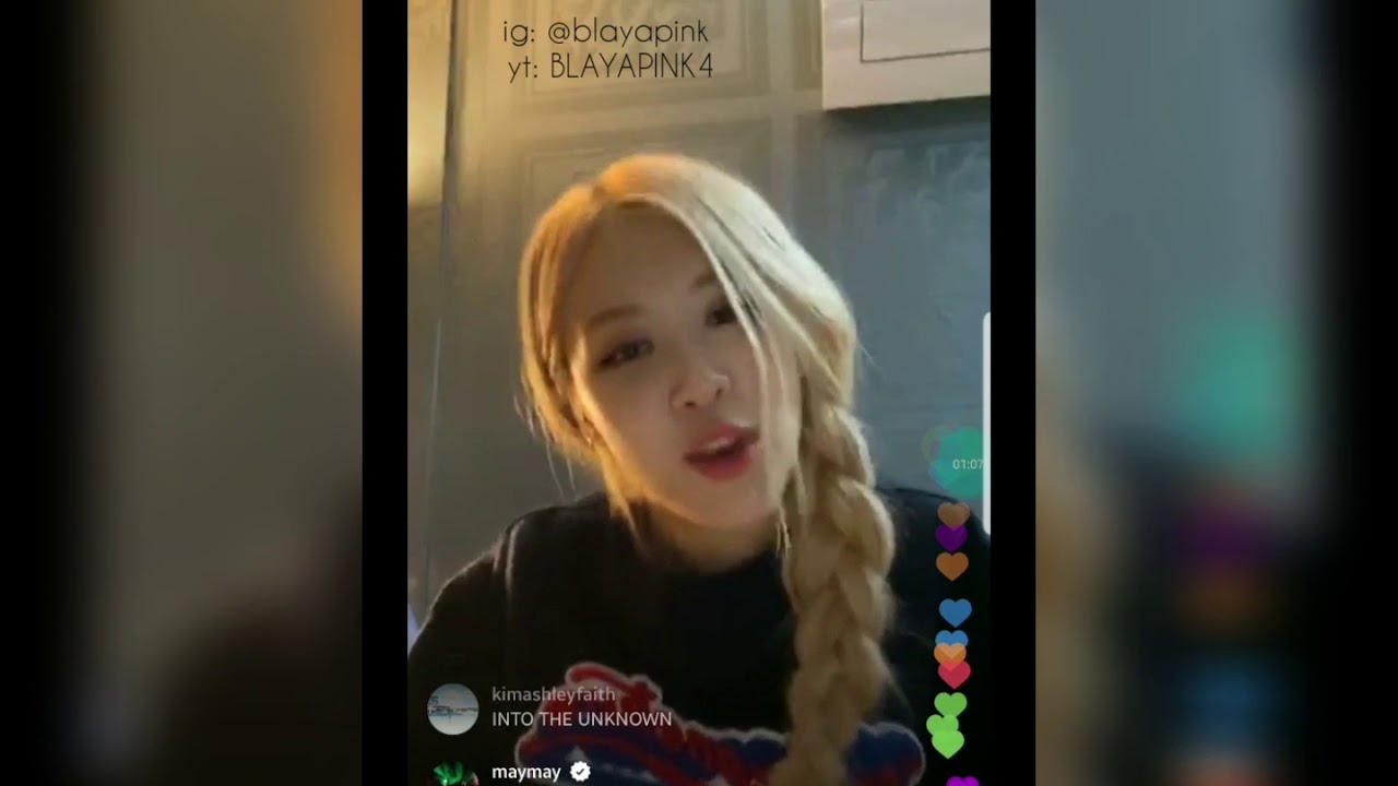 BLACKPINK ROSÉ SINGING FROZEN - YouTube