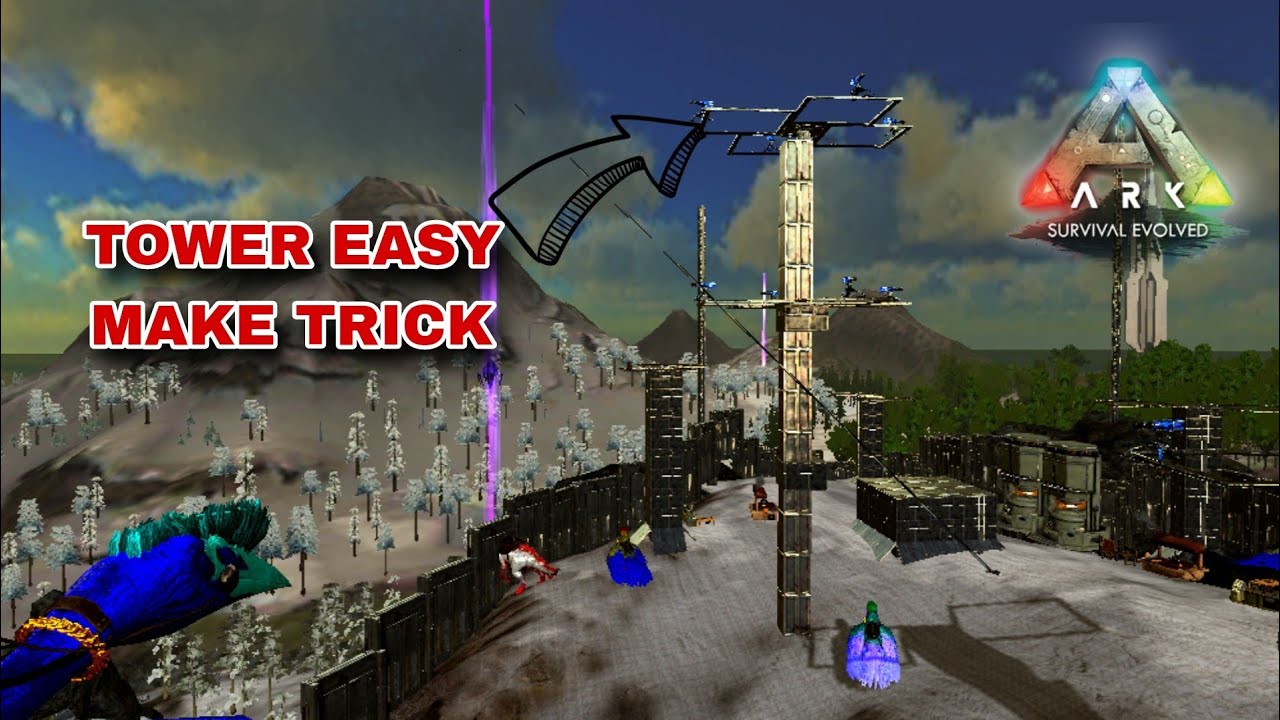 HOW TO BUILD TALLEST VAULT TOWER | ARK MOBILE - YouTube