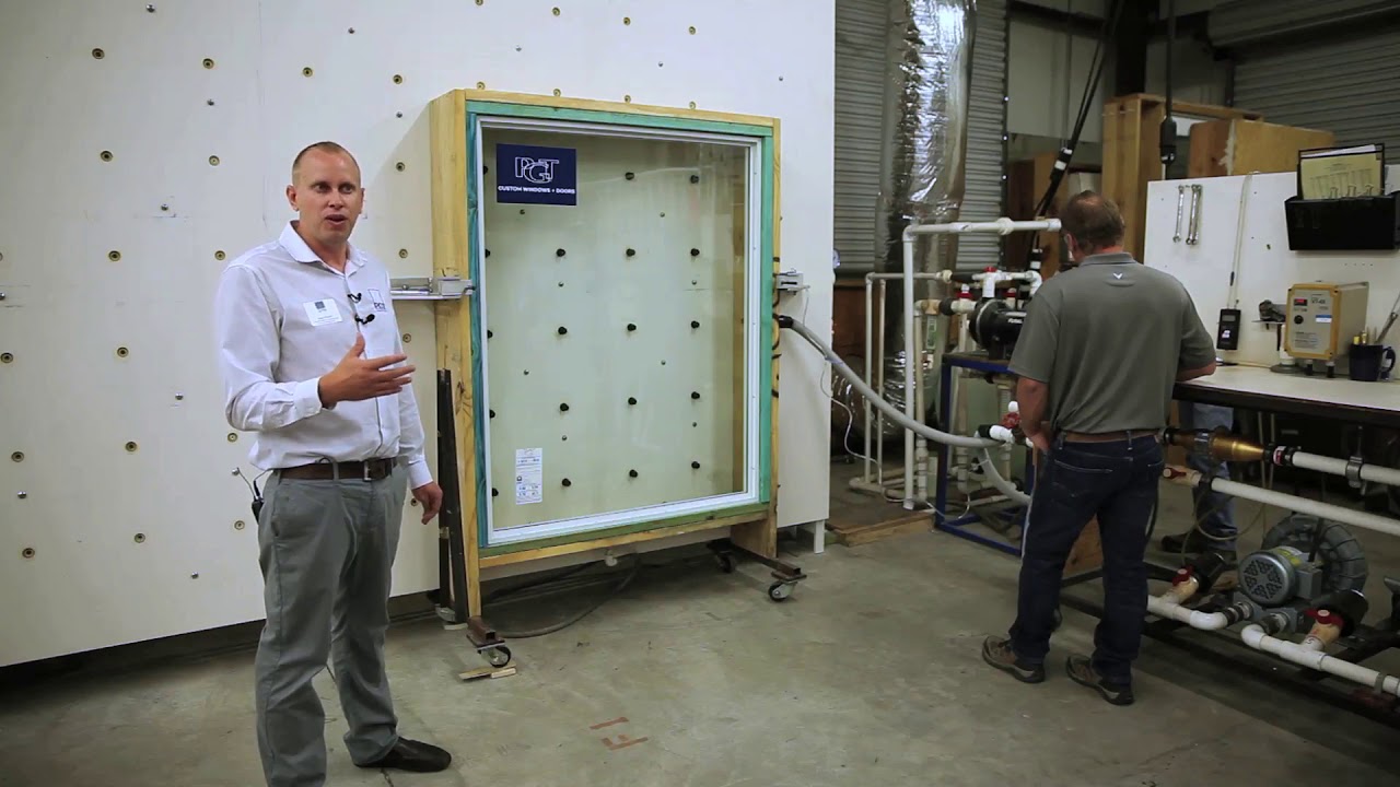 Impact Window Testing | PGT Windows & Doors - YouTube