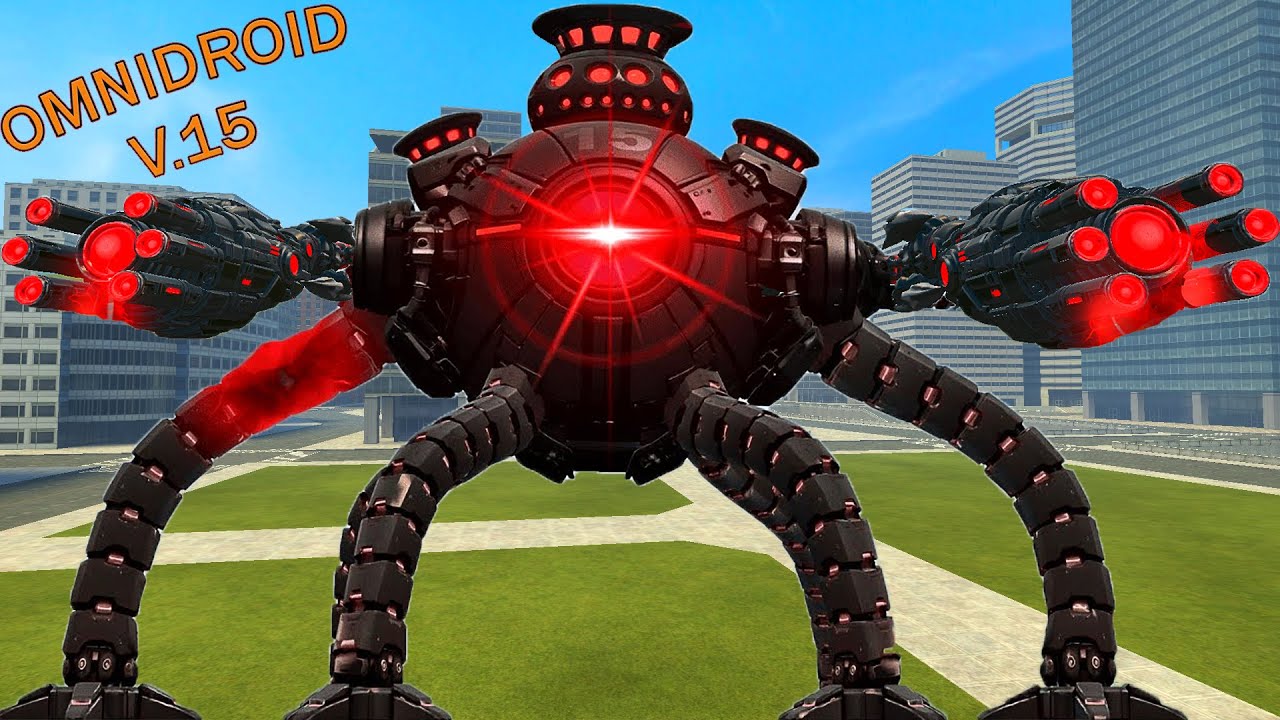 NEW I BECOM OMNIDROID V.15 ROBOT FROM ROBLOX In Garry's Mod!!! - YouTube
