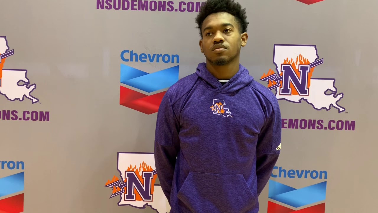 CJ Jones talks SFA, SLC Tournament - YouTube
