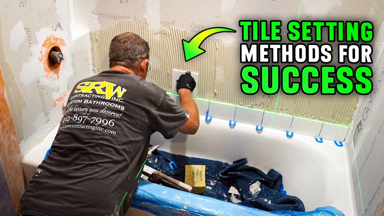 Tile Setting - Methods for Success l PLAN LEARN BUILD - YouTube