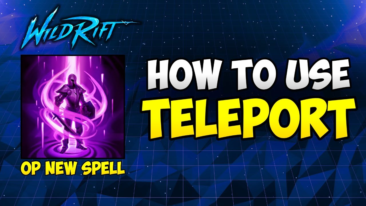 Wild Rift: How to use Teleport to WIN LANE - YouTube