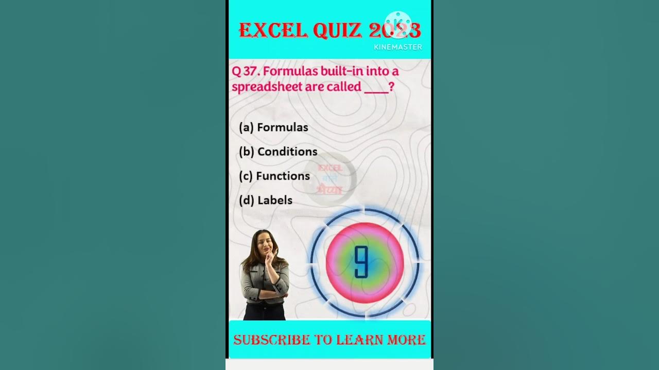 37 Excel Quiz Excel Interview Questions And Answers Shorts Excelshorts Youtubeshorts