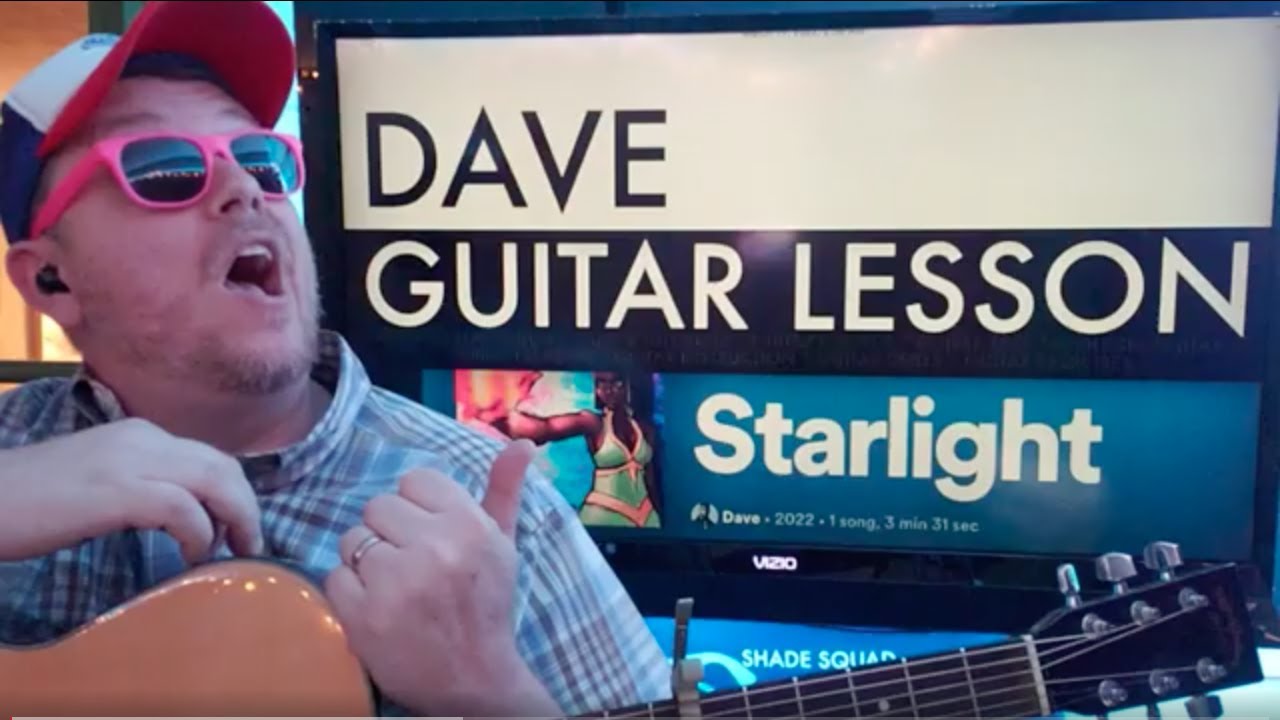 How To Play Starlight - Dave Guitar Tutorial (Beginner Lesson!) - YouTube