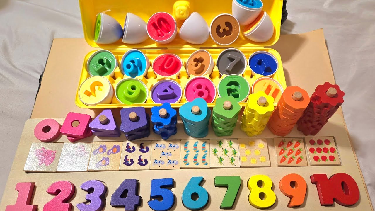 Learning & Counting Numbers with Toddler - YouTube