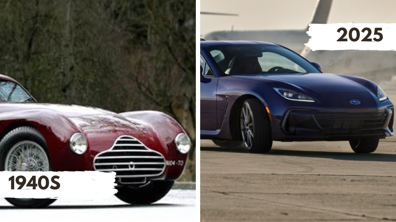 Evolution Of Sports Cars 1940s-2025 - YouTube
