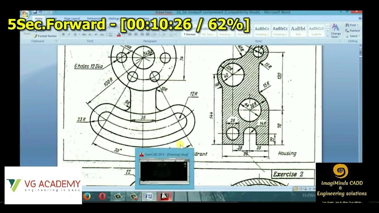 Mastering Design with AutoCAD - Demo and Tutorial - YouTube