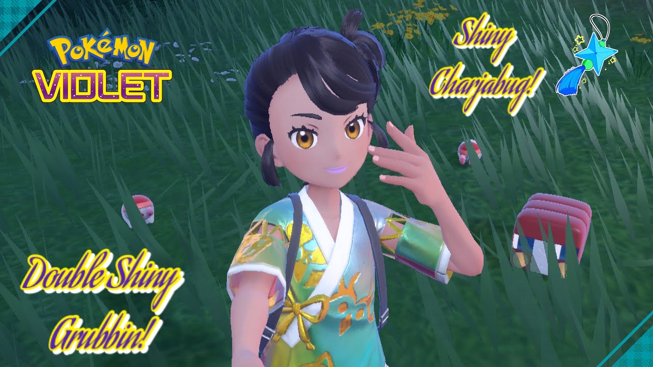 Pokémon Violet: DOUBLE SHINY GRUBBIN & SHINY CHARJABUG VIA BUG SANDWICH ...