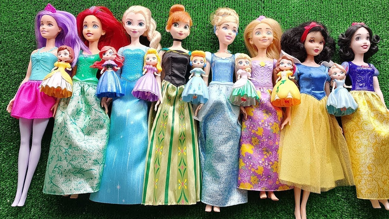 Disney Princess Doll Makeover ~ DIY Miniature Ideas for Barbie Wig ...