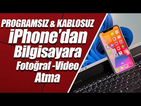 İPhone’dan Bilgisayara Fotoğraf – Video Atma (Programsız & Kablosuz)