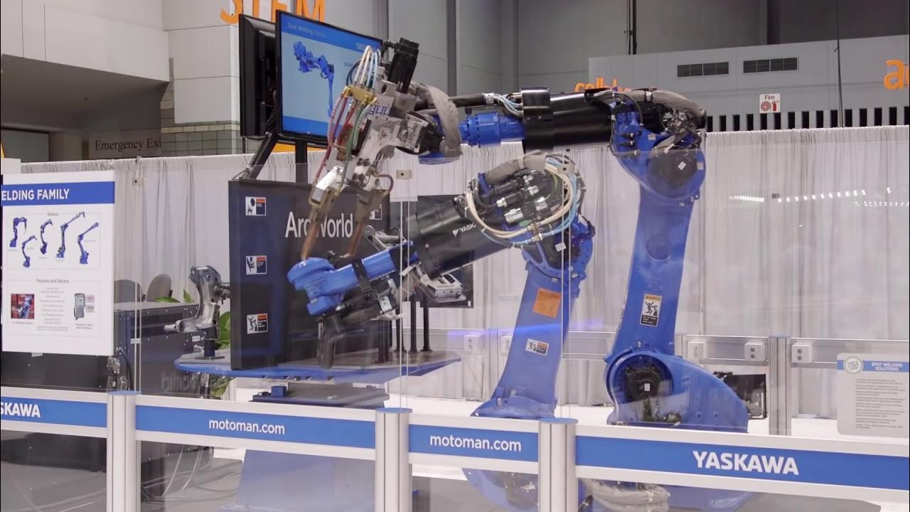 Yaskawa Spot Welding Robots - YouTube