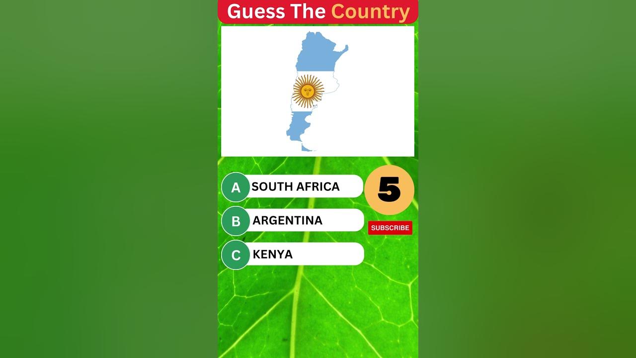 Map and Flag Riddle: Country Guessing Game #quiz #entertainment # ...