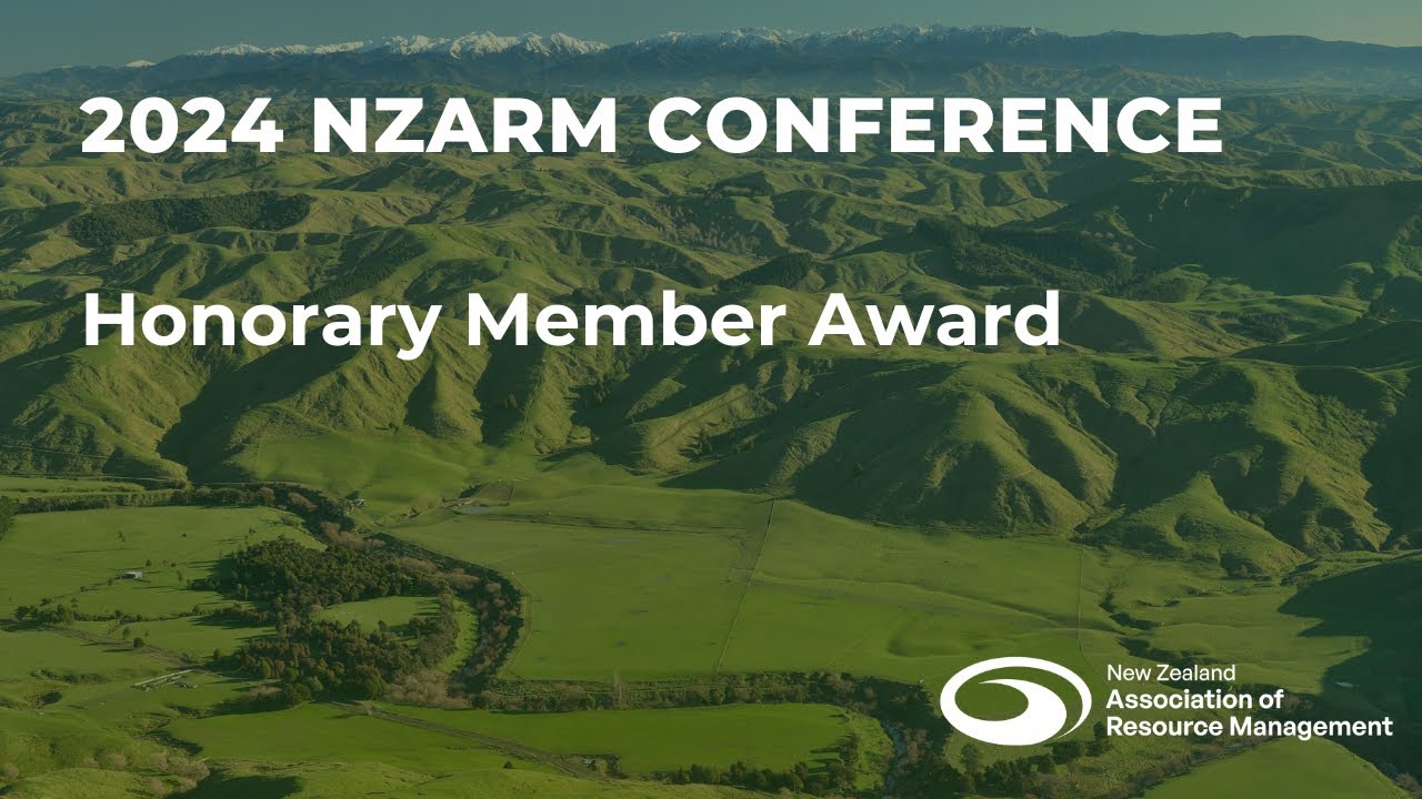 NZARM Conference 2024 - Simon Stokes: Honorary Member Award - YouTube