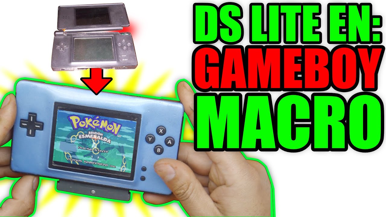 🔥 De DS Lite ROTA a GAME BOY MACRO! 🤯 (Transformación Épica) - YouTube