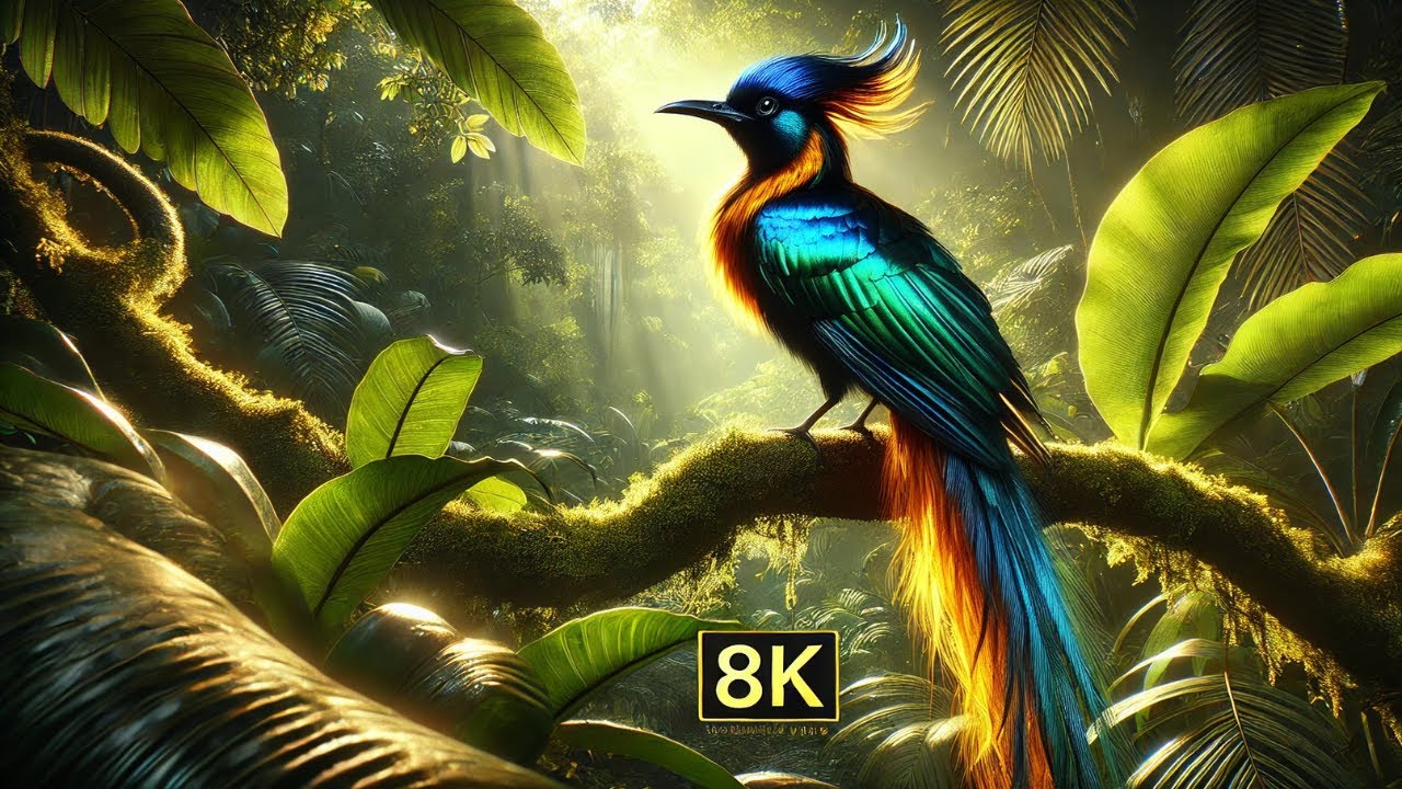"Breathtaking 4K Bird of Paradise - Nature’s Masterpiece in Full HD")Magnificent Bird-of ...