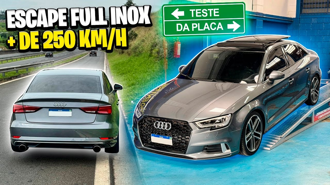 COLD START + TESTE DA PLACA NO AUDI A3 STG 2 - YouTube