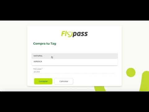 Compra tu Tag Flypass desde nuestro sitio Web - YouTube