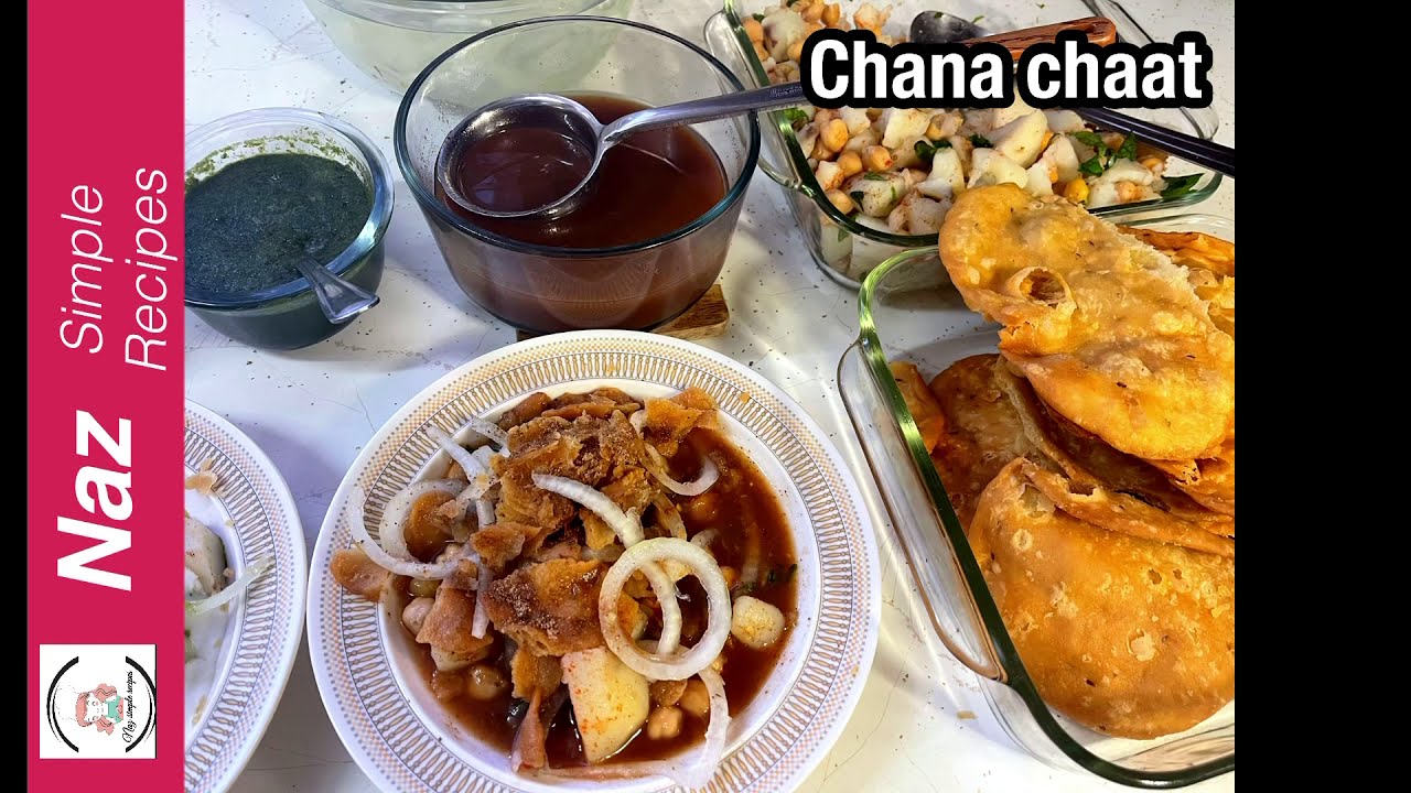 Chana chaat recipe/khatoon-e-Pakistan college Karachi canteen style 😱😋 ...