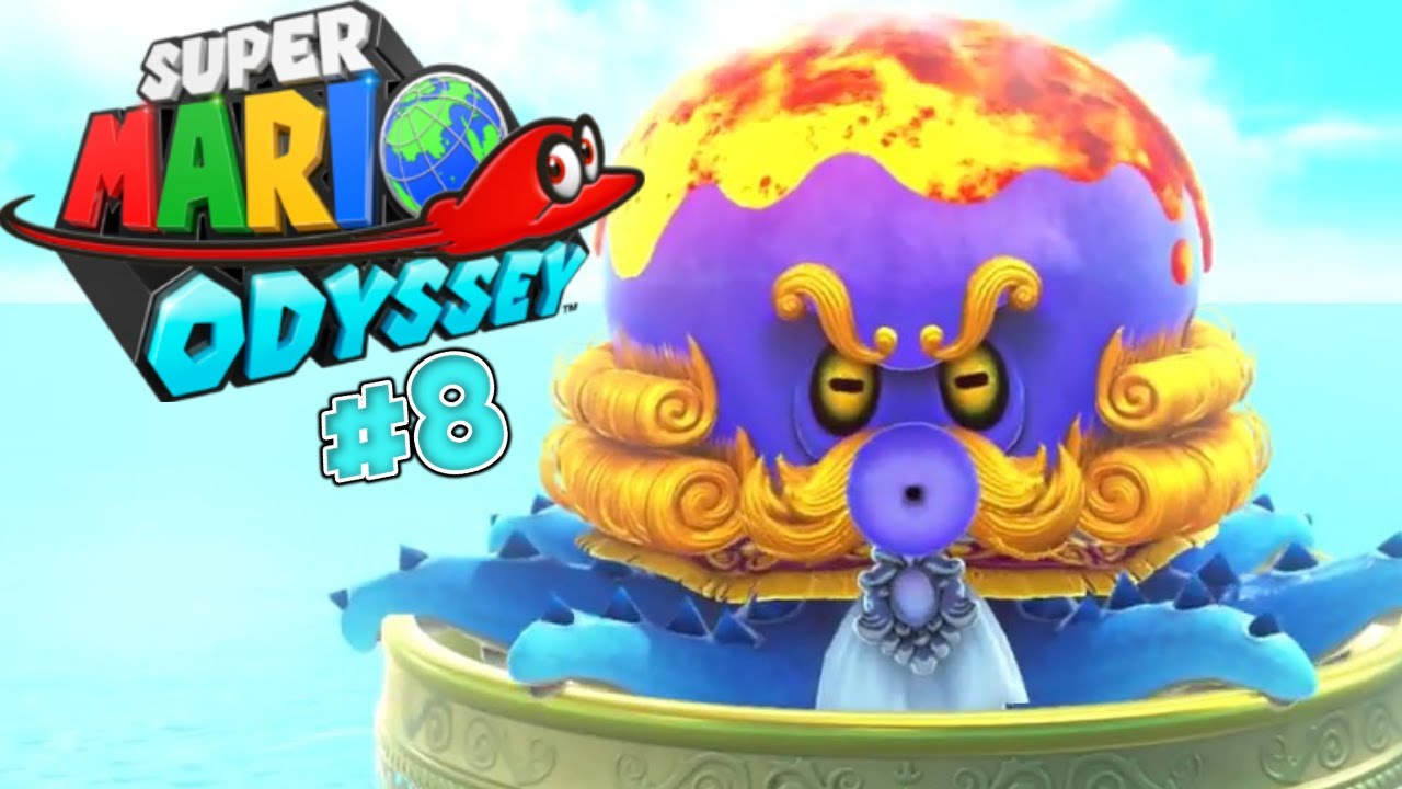 That is one BIG OCTOPUS! | Sea Side Kingdom | SUPER MARIO ODYSSEY ...