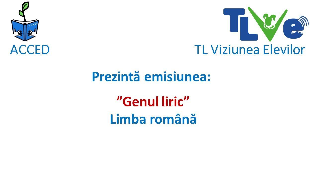 Genul liric - YouTube