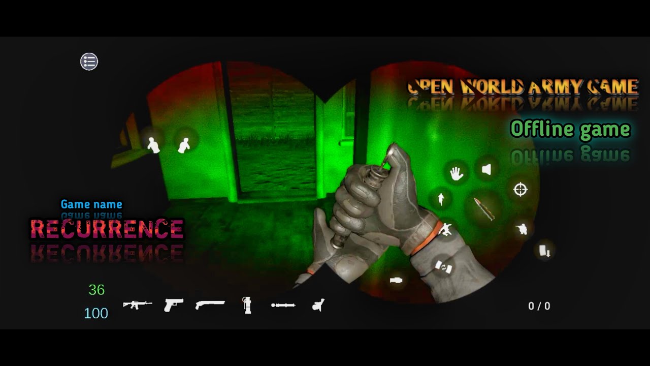 OPEN WORLD ARMY GAME || RECURRENCE || Offline game - YouTube