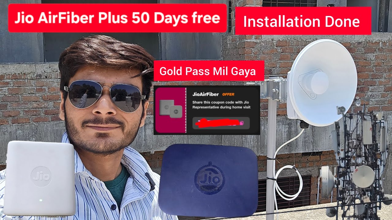 Jio AirFiber Plus C6 50 Day Free Trial Offer | Gold Pass Jio Fiber ...