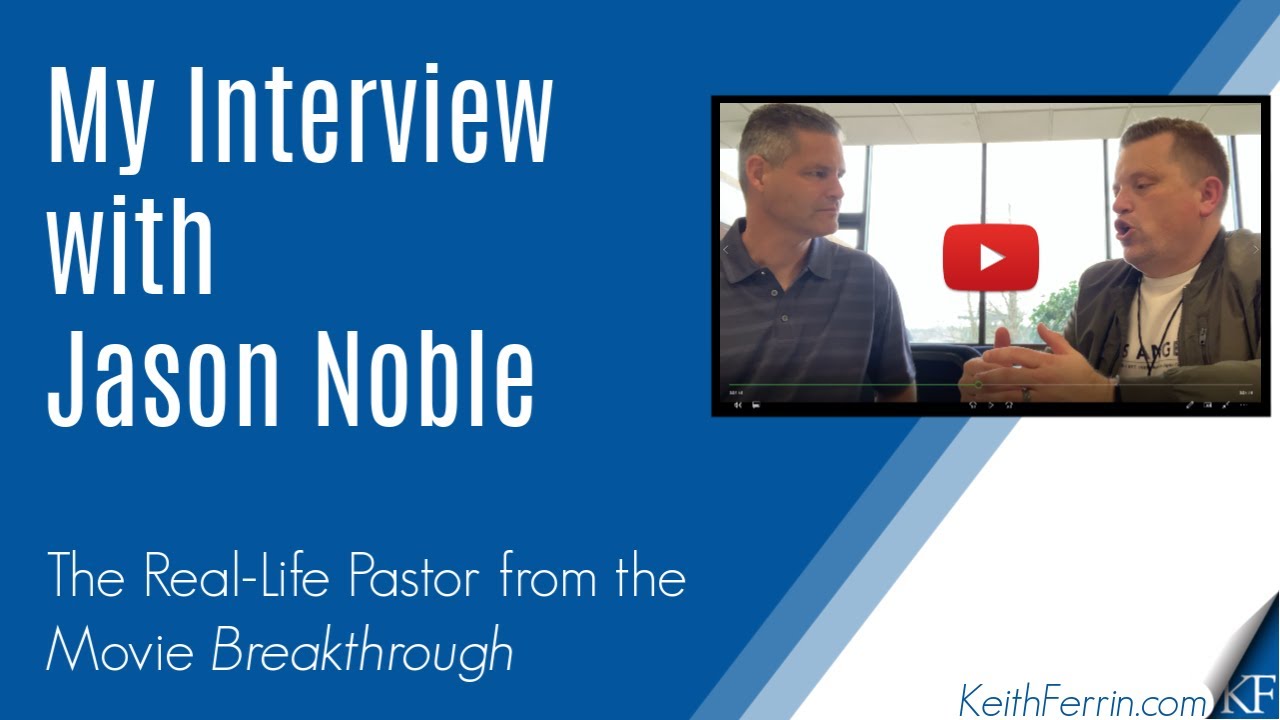 Jason Noble Interview - Pastor from Breakthrough Movie - YouTube