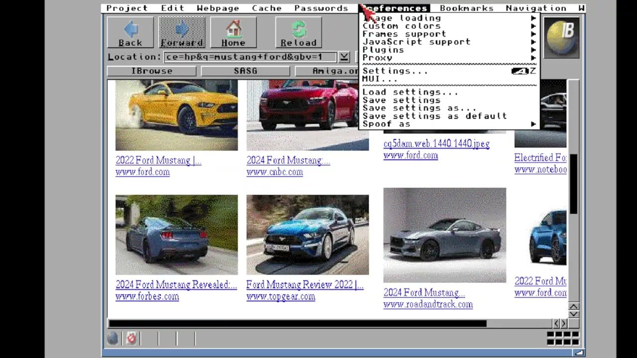 iBrowse! Web Browser for your AMIGA! - YouTube