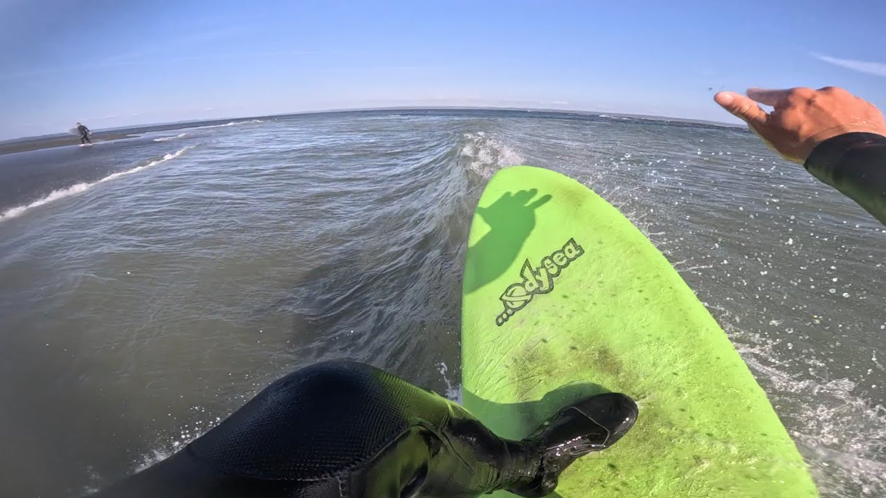 FUN SHALLOW SHOREBREAK!!! WASHINGTON STATE SURFING!!! - YouTube
