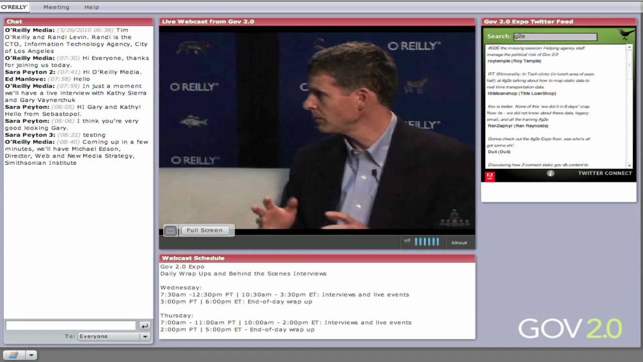 Michael Edson Interviewed at Gov 2.0 - YouTube