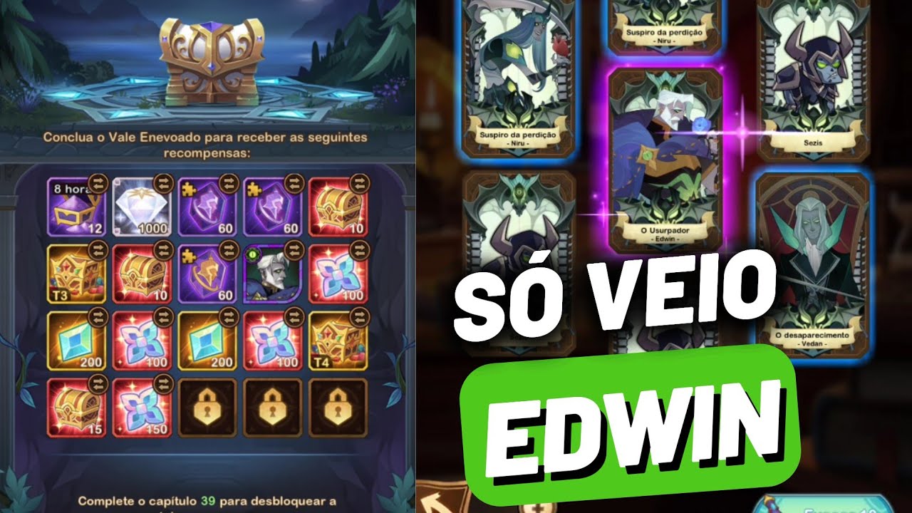 SO VEIO EDWIN - AFK ARENA - YouTube
