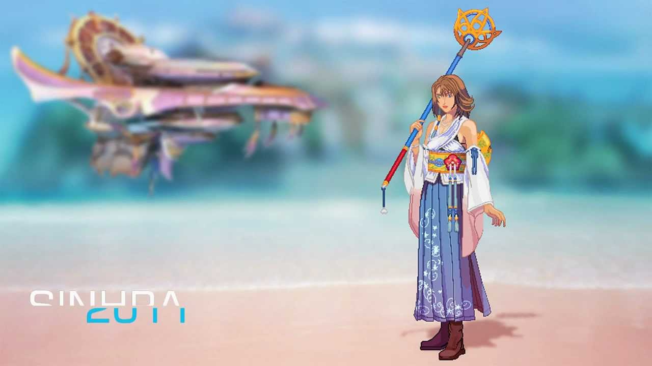Final Fantasy X - HD Yuna Sprite - YouTube