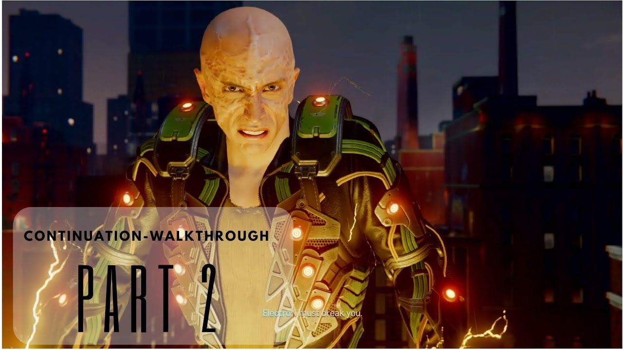 Marvel's Spider Man PS4 Pro ELECRO/VULTURE Boss - YouTube