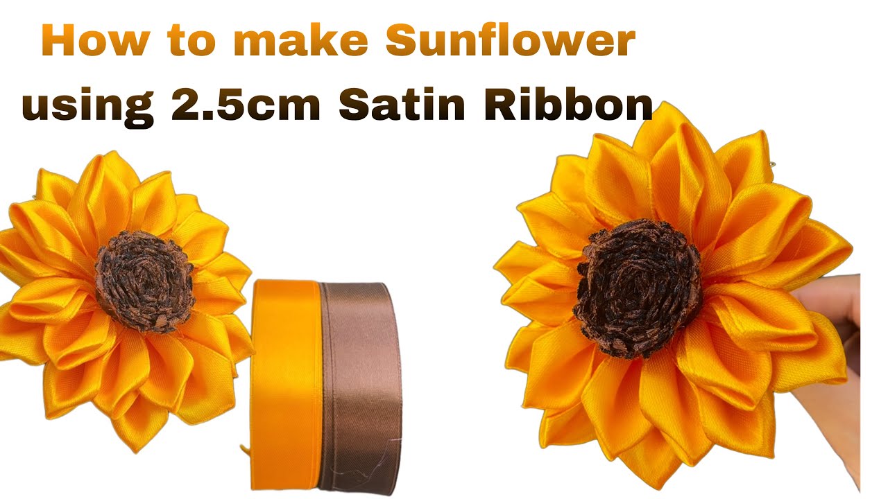 How to make Sunflower| Sunflower Tutorial - YouTube