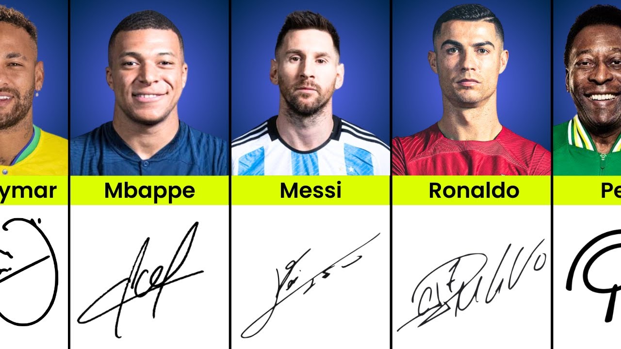 Coolest Signatures of Famous Football Players! | Iconic Autographs ...