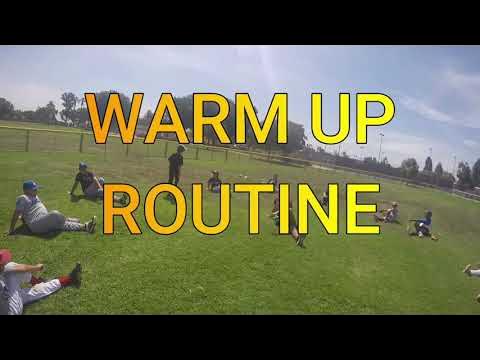 Improving coaching skills: A good baseball warm up routine - YouTube