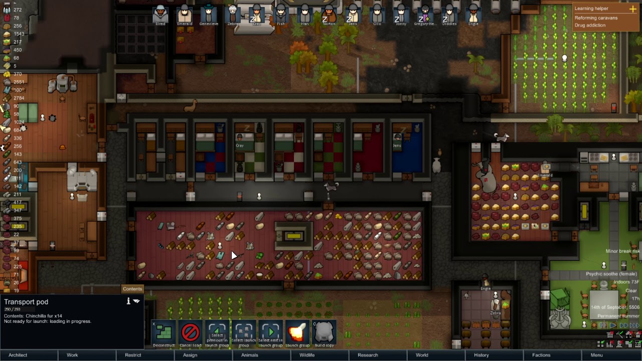 Rimworld Season 2 Ep 61 Charge Lance & Ship Start up - YouTube