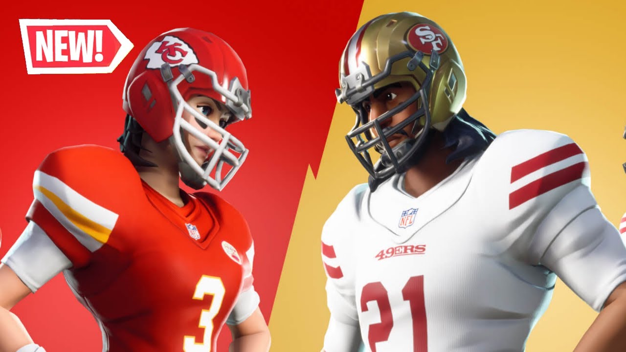 *NEW* NFL Skins! (Fortnite NFL Rumble Gameplay) - YouTube