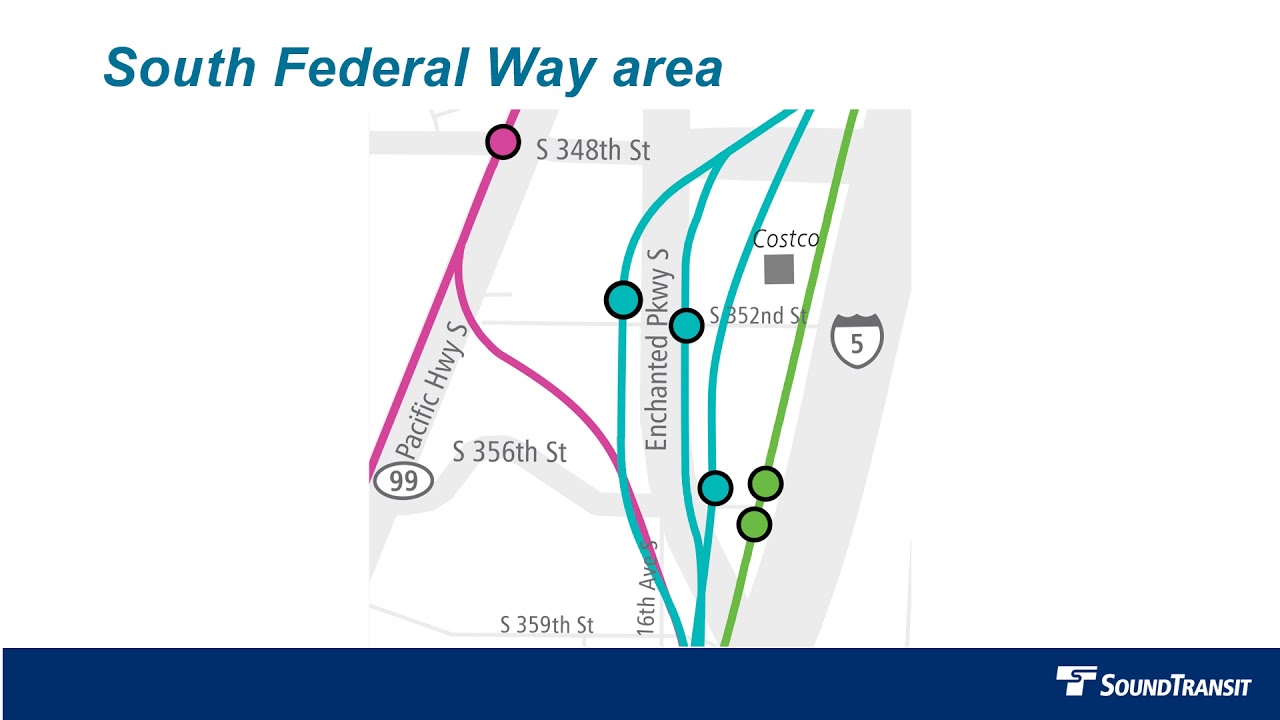Tacoma Link Light Rail Expansion Map | Shelly Lighting