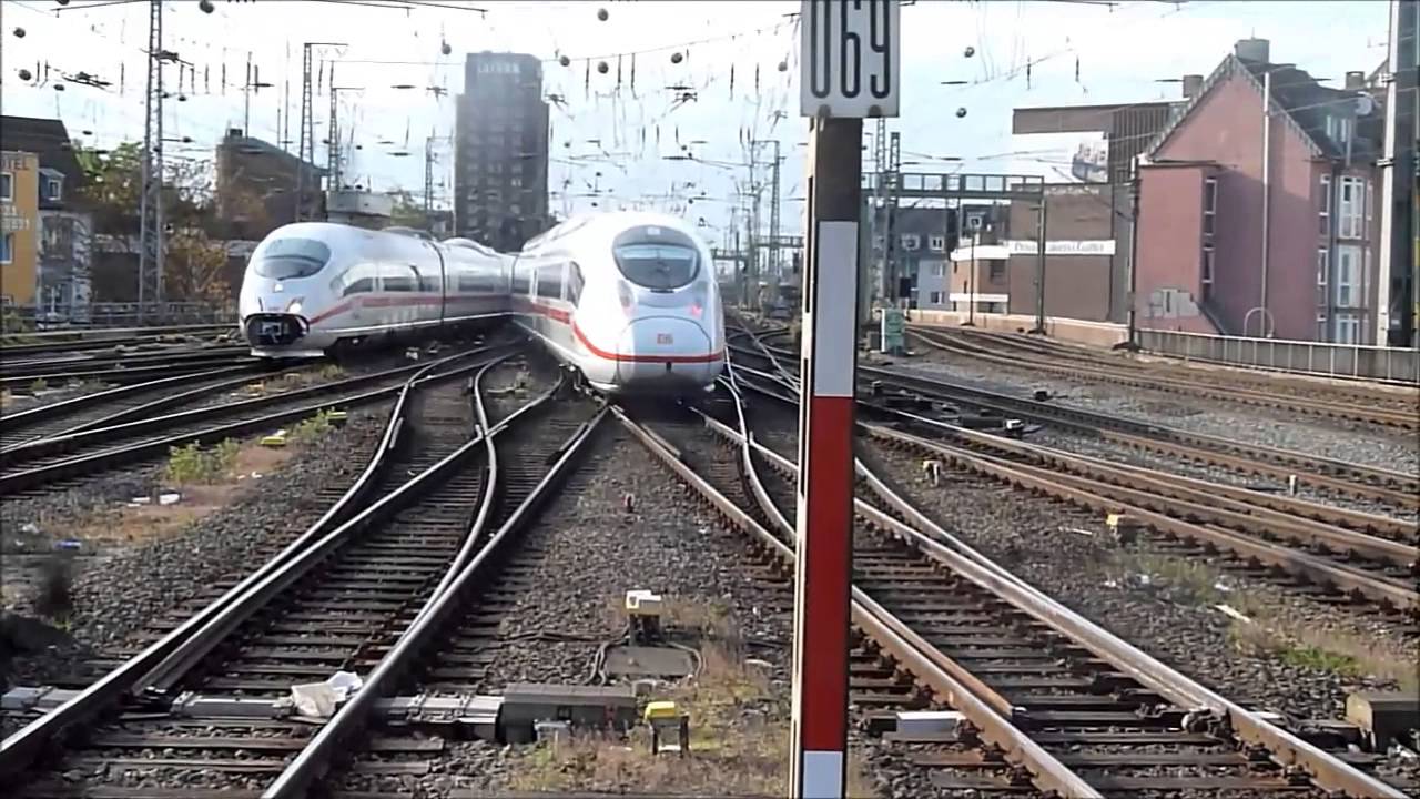 ICE 3 BR 407 Kurzes Video in Köln HBF - YouTube