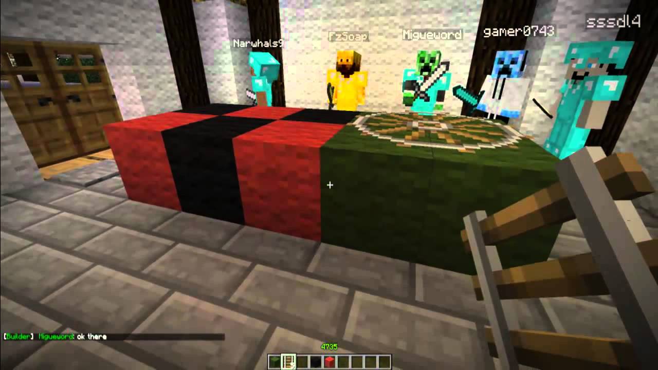 How to make a Roulette Table in Minecraft! [Minecraft Furniture Episode ...