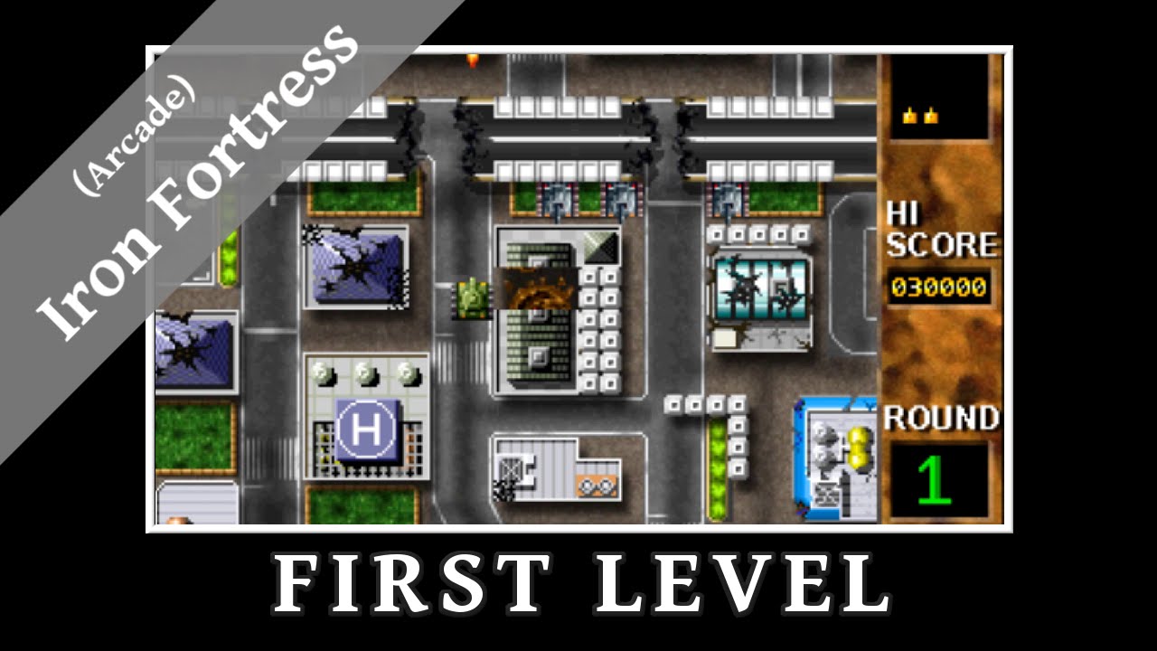 (first level complete) Iron Fortress, arcade, EOLITH, 1998 - YouTube