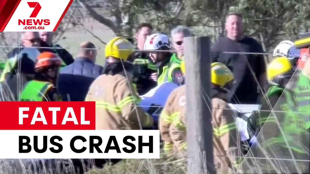 Schoolgirl killed in Stonehaven bus crash | 7NEWS - YouTube