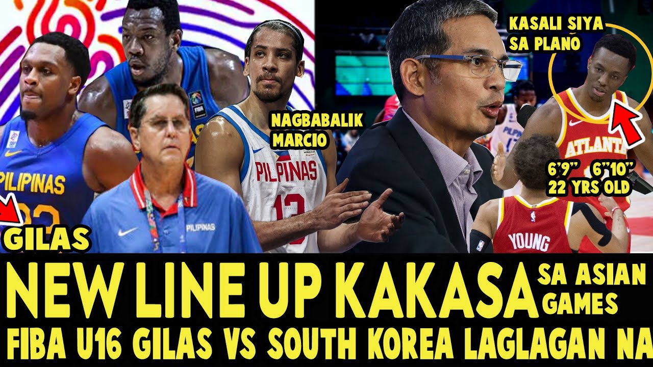 Gilas New Lineup KAKASA. Marcio Nagbabalik. Okongwu Naturalized. Gilas ...