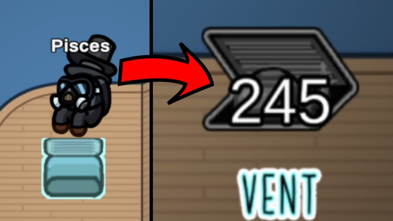 Setting The Engineer Vent Cooldown to 245s - Among Us - YouTube
